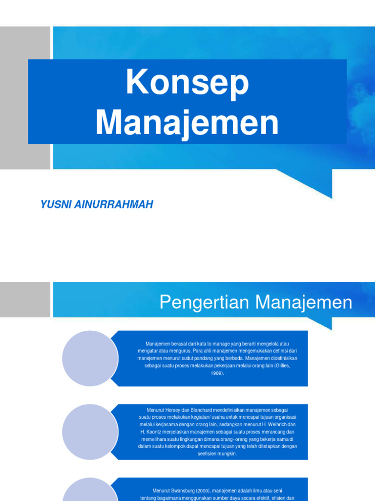 Konsep-Dasar-Manajemen-2024 (2) - Compressed | PDF