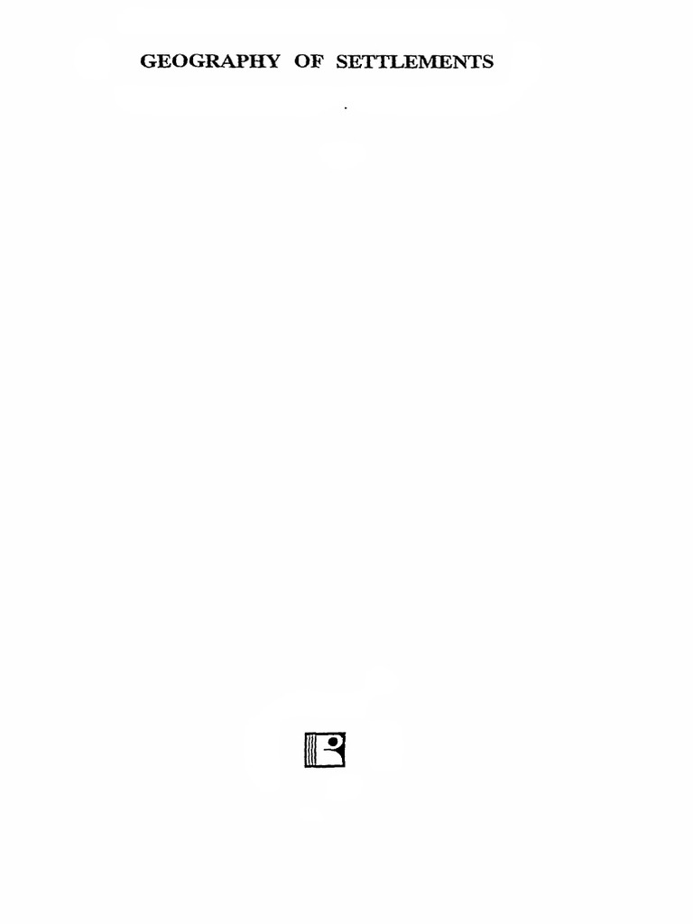 Ography of Settlements Text | PDF | Geography | Quantitative Research