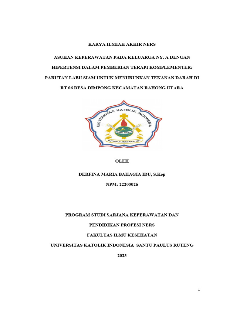 Terapi Labu Siam untuk Hipertensi | PDF