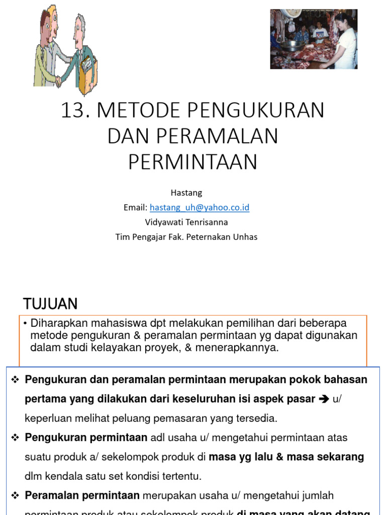 13.revisi - Metode Pengukuran Dan Peramalan Permintaan 2 | PDF