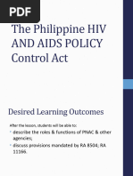RA 8504 - Philippine AIDS Prevention and Control Act of 1998 | PDF ...
