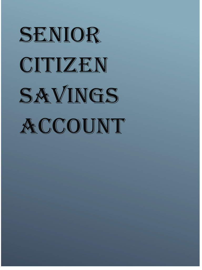 SAVING ACCOUNT | PDF
