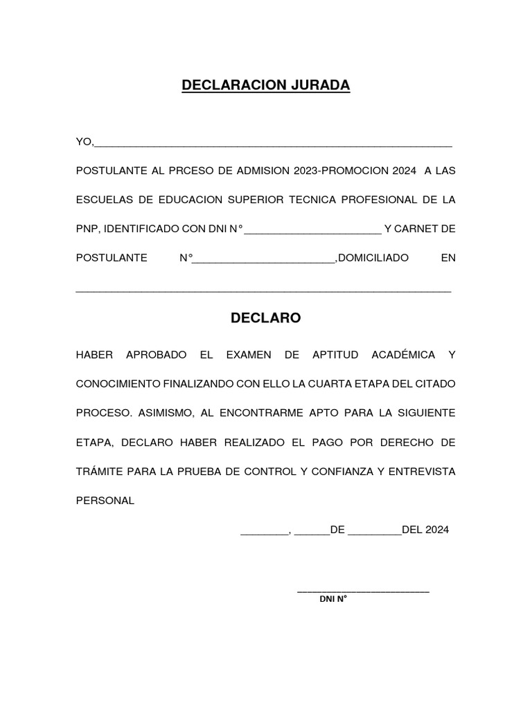 DDJJ (2) para El Pago de Tupa Mayores de Edad - Docxtras Haber ... DDJJ (2) para El Pago de Tupa Mayores de Edad - Docxtras Haber ...