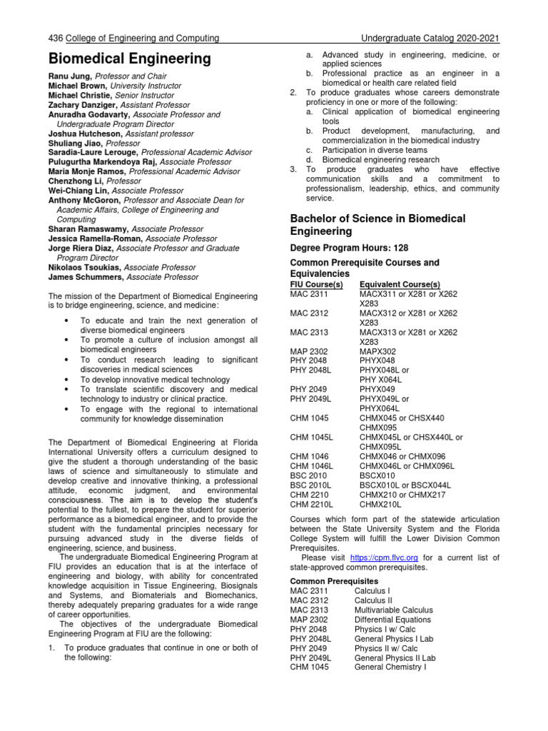 UG Biomedical Engineering | PDF | Biomedical Engineering | Medical Imaging