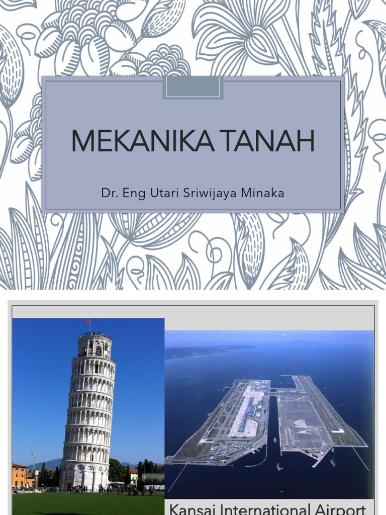 Dasar-Dasar Mekanika Tanah dan Klasifikasinya | PDF