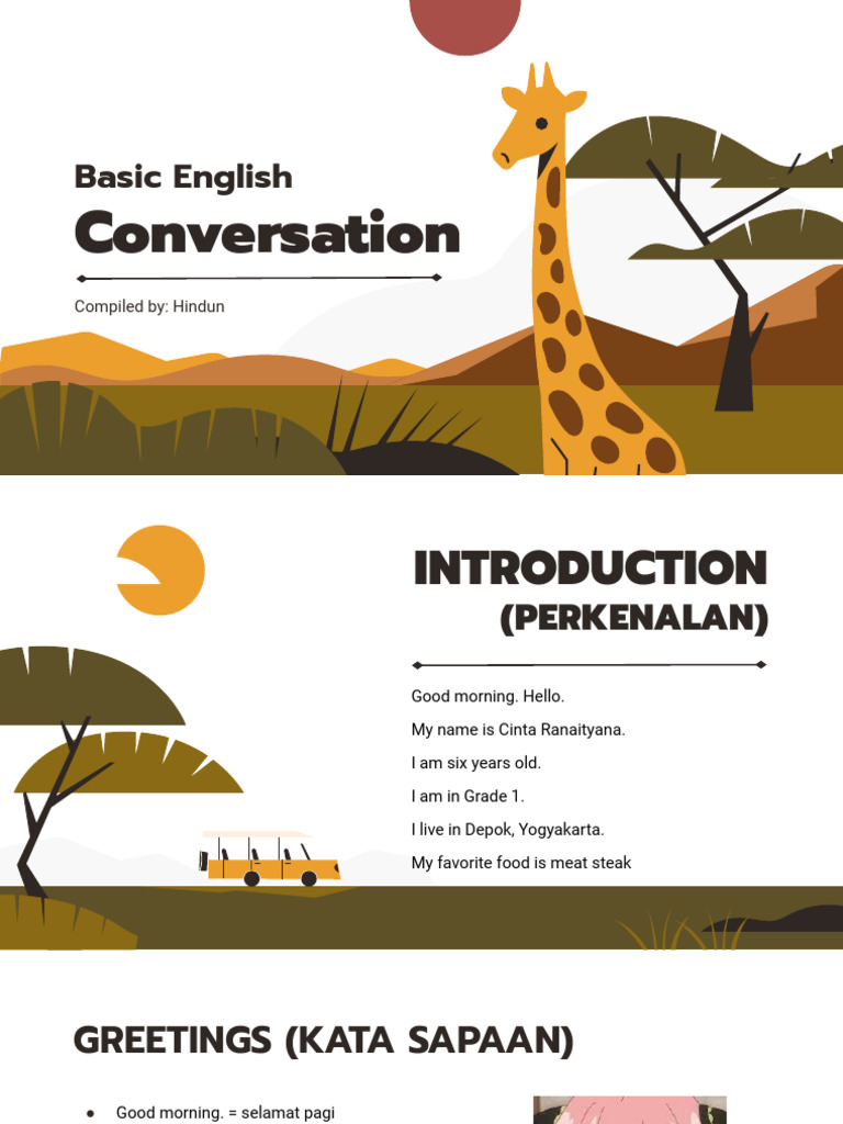 Basic English Conversation | PDF | Foods | Cuisine