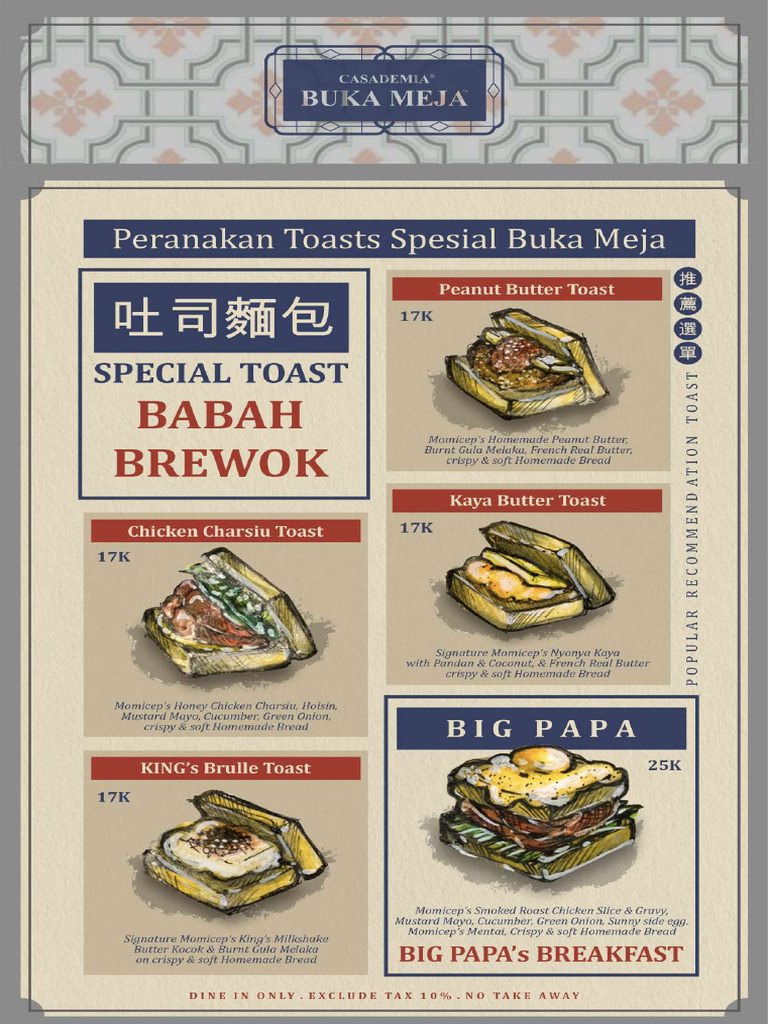 Menu Breakfast | PDF