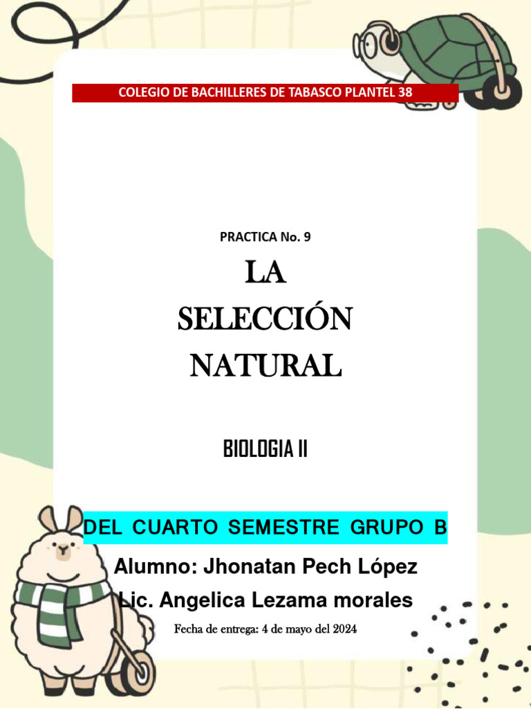 Simulación de Selección Natural | PDF | Seleccion natural | Biología
