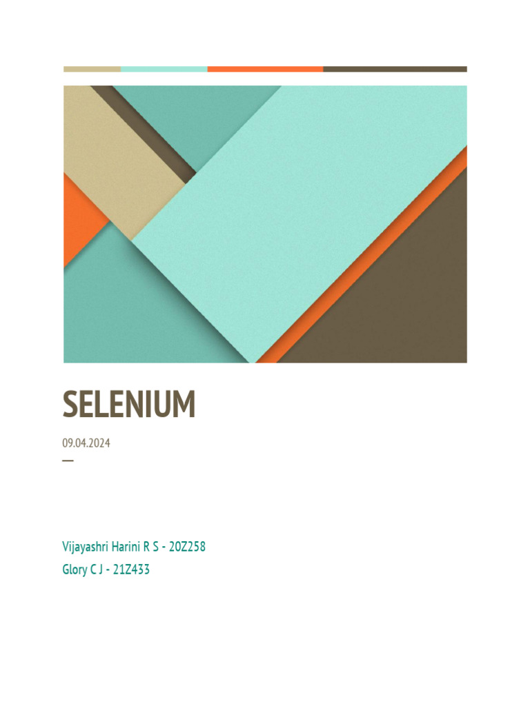 Software Testing Selenium Pdf Selenium Software Systems Engineering