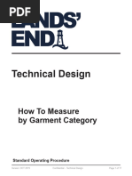 How To Spec A Garment | PDF | Seam (Sewing) | Human Appearance