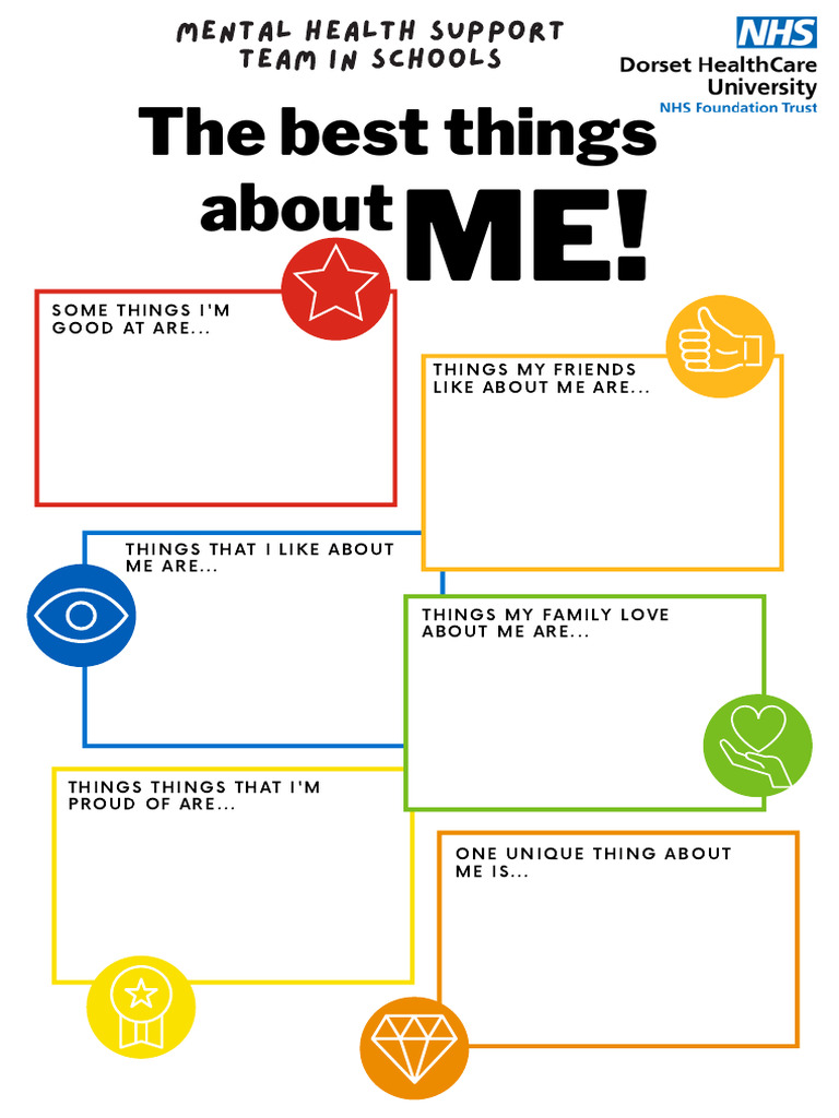 The Best Things About Me Worksheet 1 | PDF