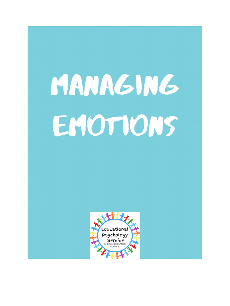 Managing Emotions Toolkit | PDF | Anger | Feeling