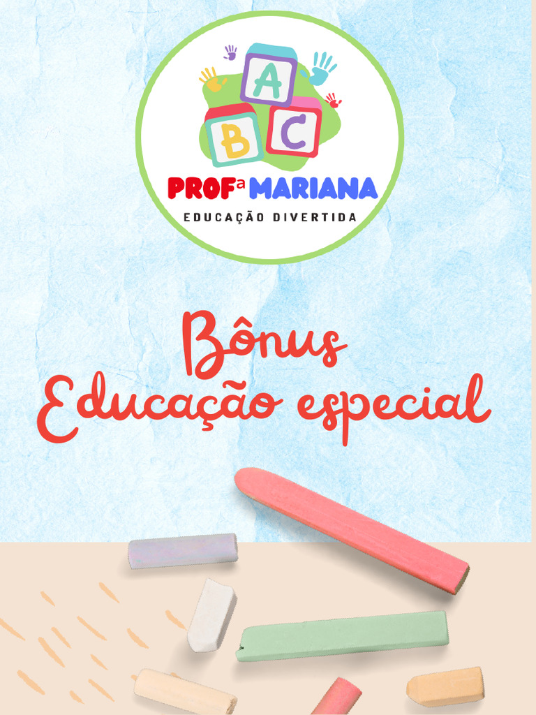 Bonus 2 Educacao Especial - Prof Mariana | PDF | Psicofísica | Luz