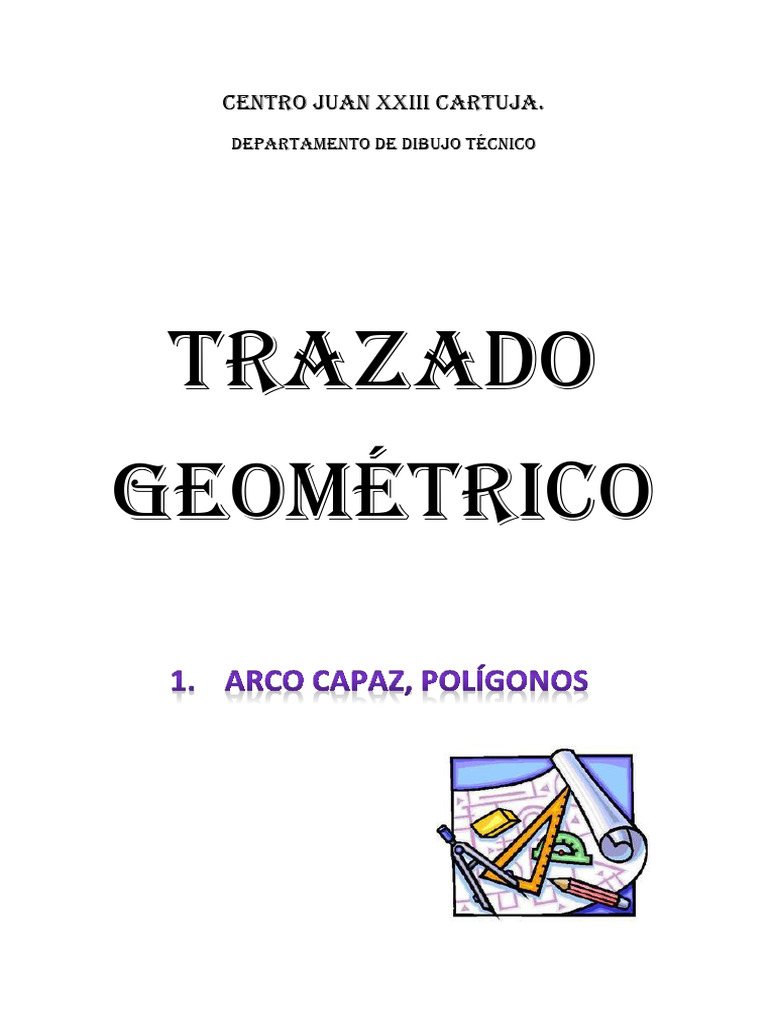 Ejercicios de Trazado Geométrico | PDF | Tangente | Triángulo