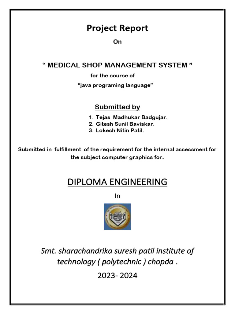 JPR Project Report | PDF | Databases | User (Computing)