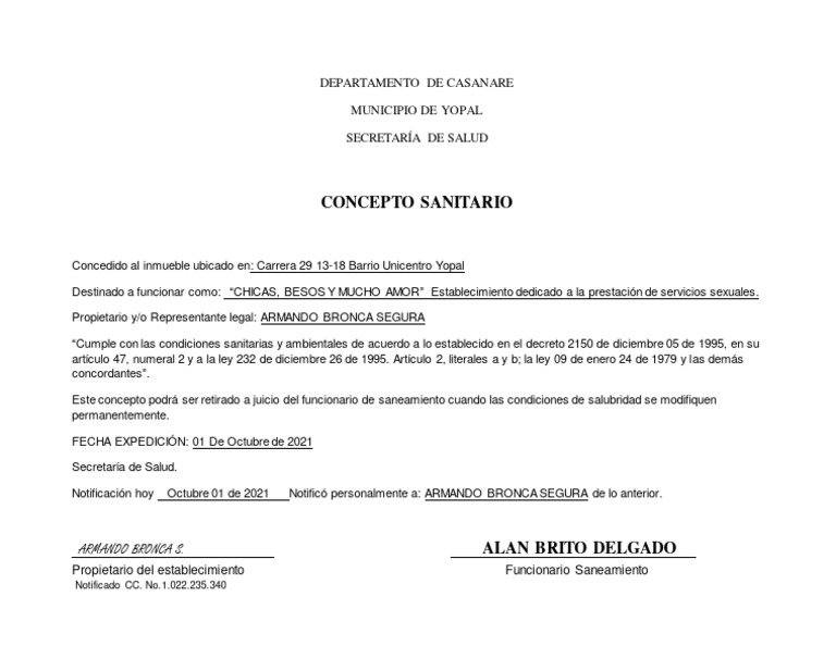 Cocepto Sanitario | PDF