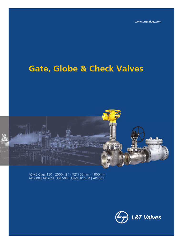 API 603 Gate Valve Specifications | PDF | Valve | Gas Technologies