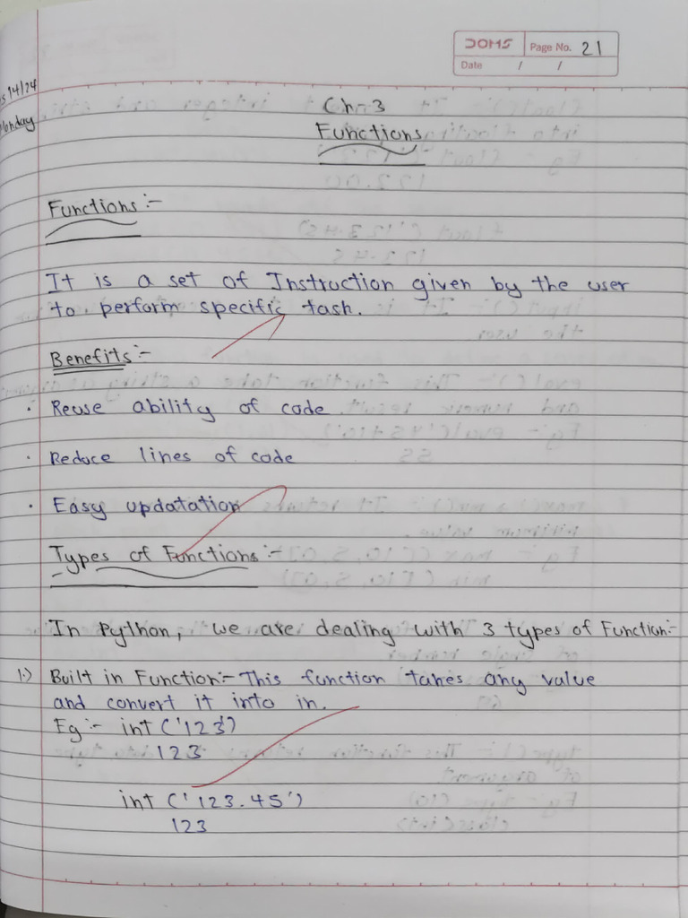 Ch 3 Working With Functions Pdf Software Development Computer Programming