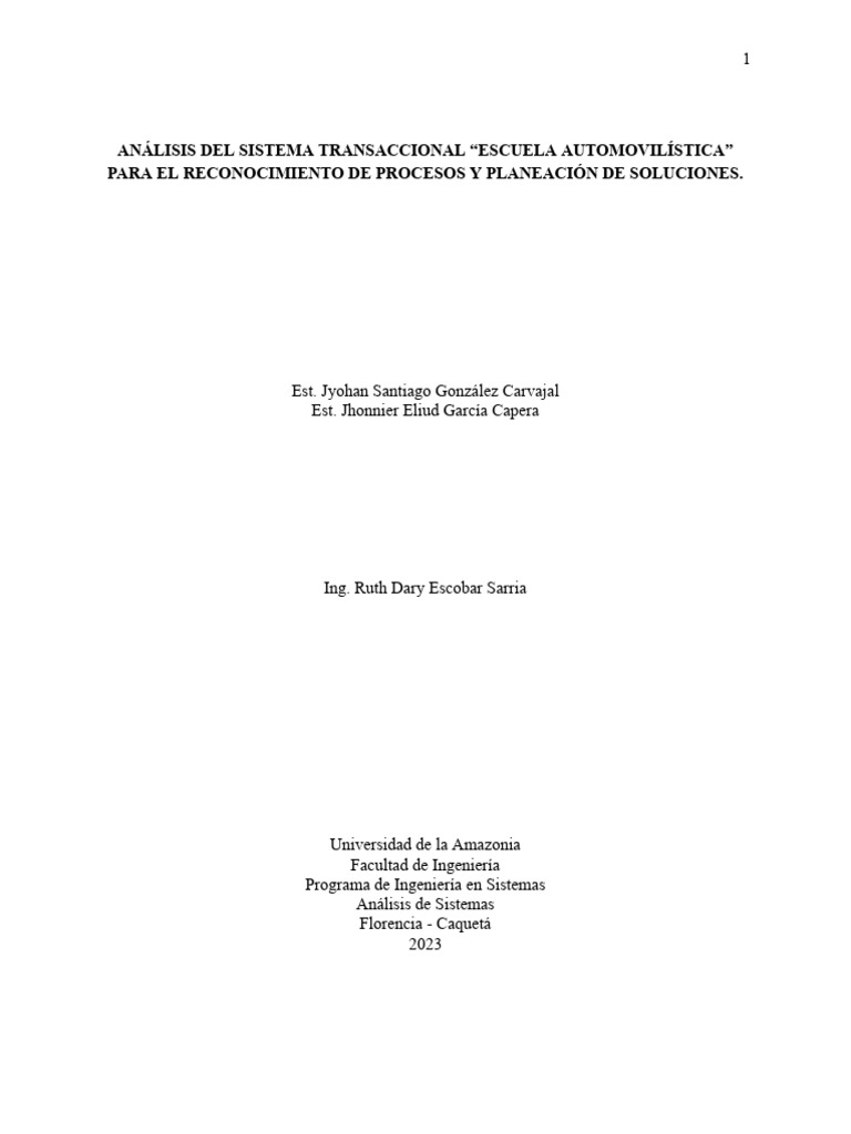 Jyohan Santiago Gonzalez Carvajaly Jhonnier Eliud Garcia Capera | PDF | Enseñando | Escuelas