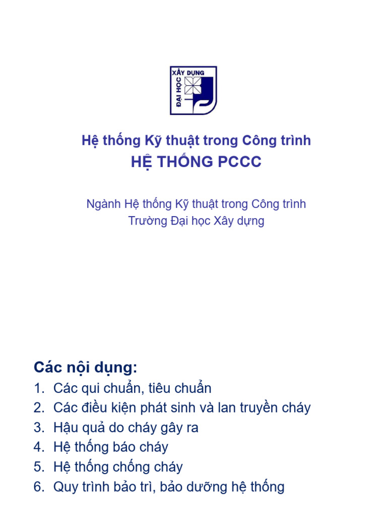 20210825 - Hệ thống PCCC - TTCB | PDF