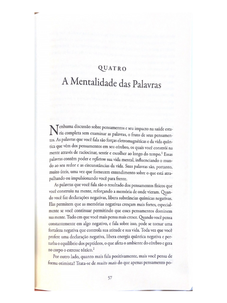 A Mentalidade Das Palavras | PDF
