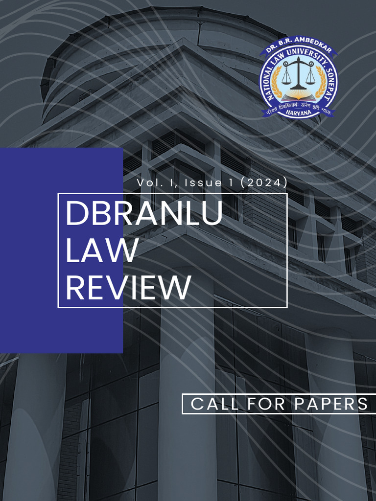 DLR Call For Papers Final | PDF | Case Citation | Justice
