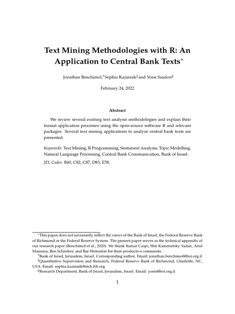 Text Mining Methodologies | PDF | Quantitative Research | Analysis