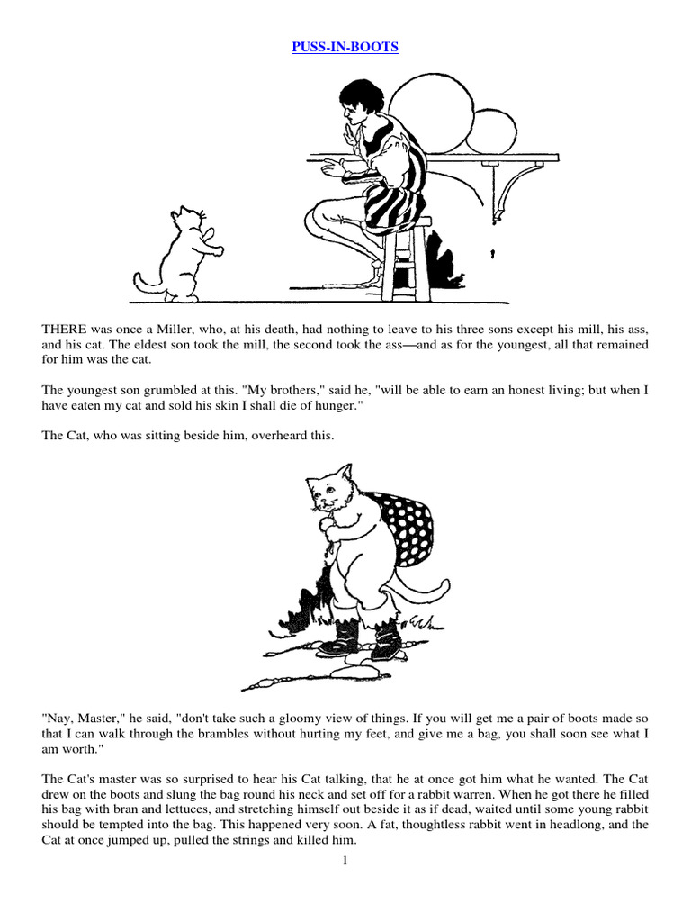 Puss in Boots | PDF | Classics