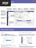 Microsoft Teams Cheat Sheet | PDF | Button (Computing) | Control Key