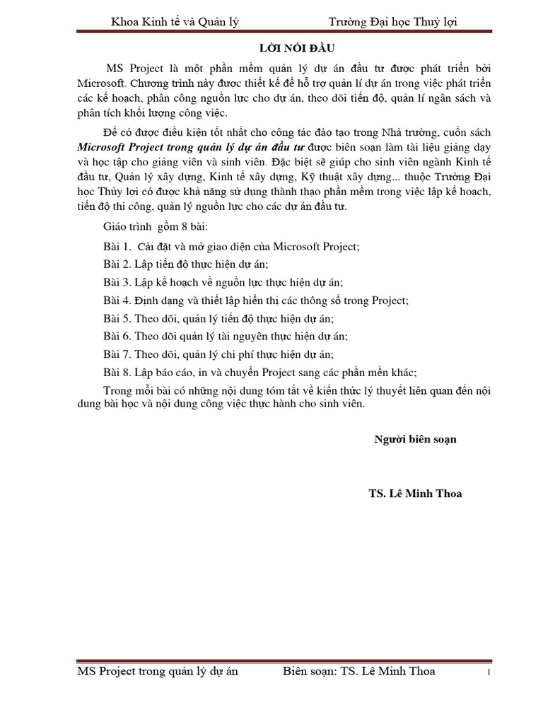 MS Project | PDF