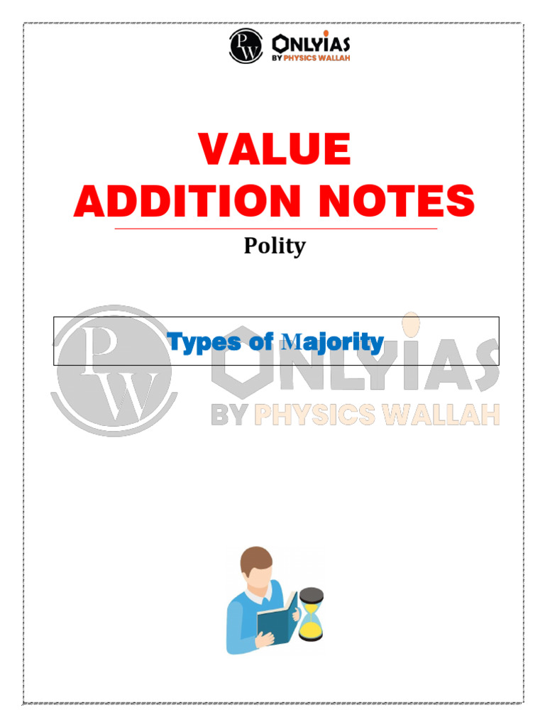 Value Addition Notes (Types of Majority) - PDF Only | PDF ...