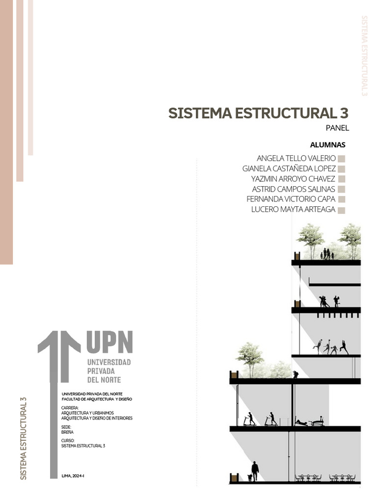Panel de Sistema Estructural | Descargar gratis PDF | Diseño arquitectonico | Arquitectura
