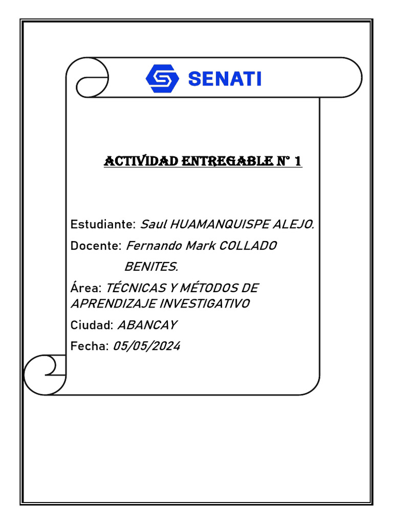 Actividad Entregable N1 | PDF | Crecimiento personal y profesional | Arte