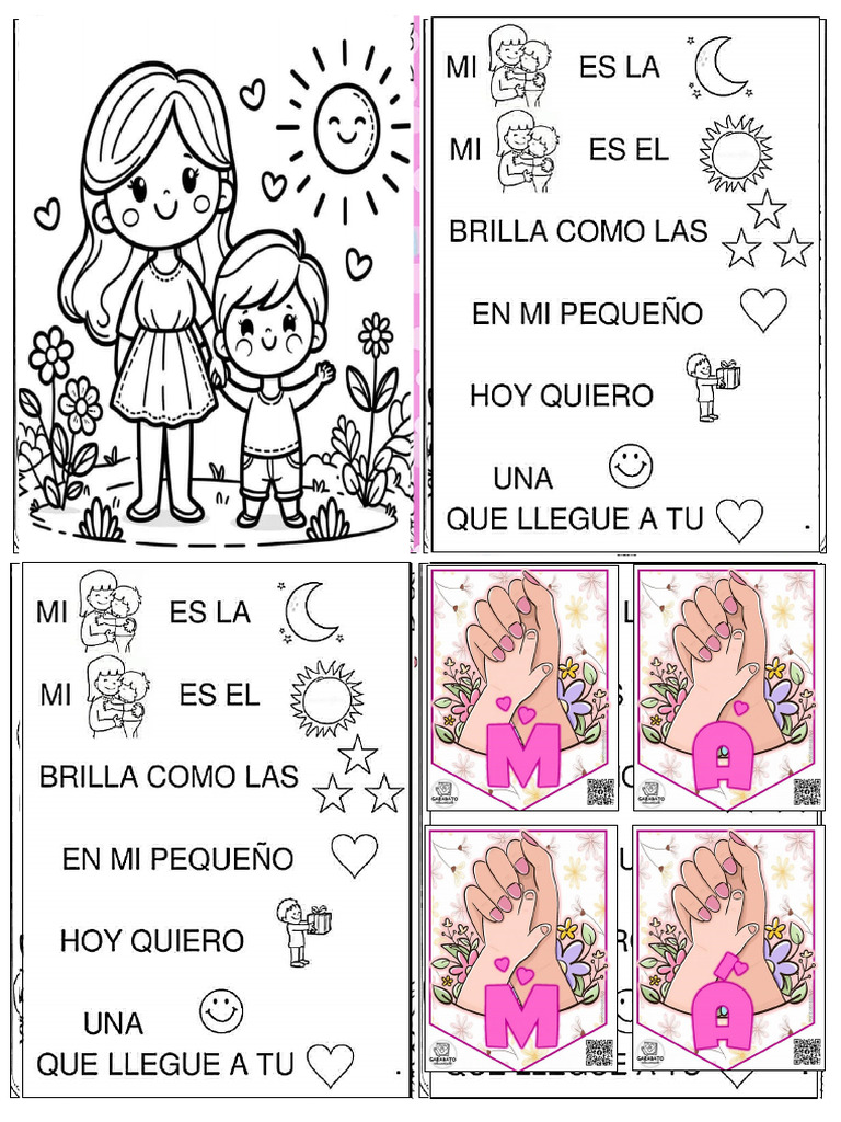 Manualidad, Día de La Madre | PDF