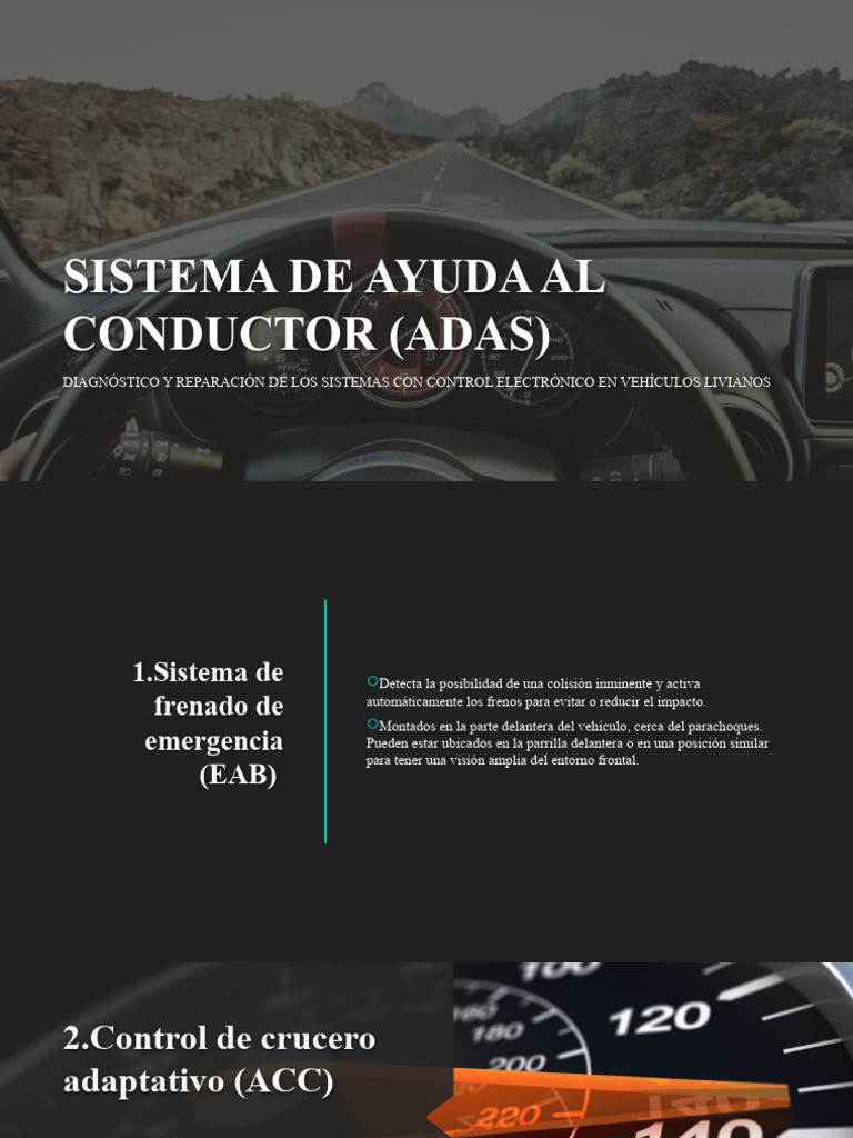 Sistema ADAS | PDF | Industria automotriz | Vehículos