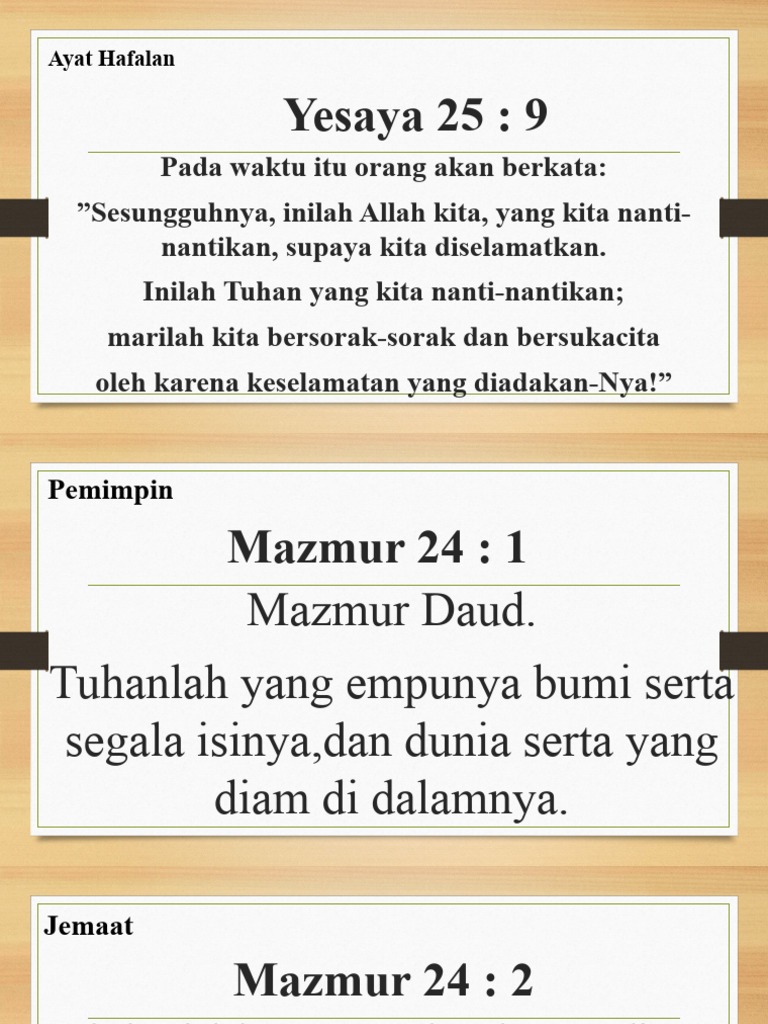 Ayat Bersahutan - Ayat Inti | PDF