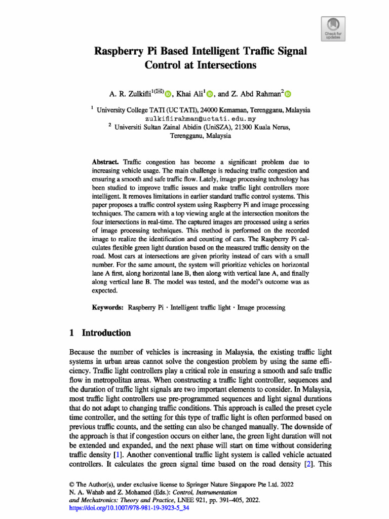 Traffic Management Final Report | PDF | Traffic | Traffic Light