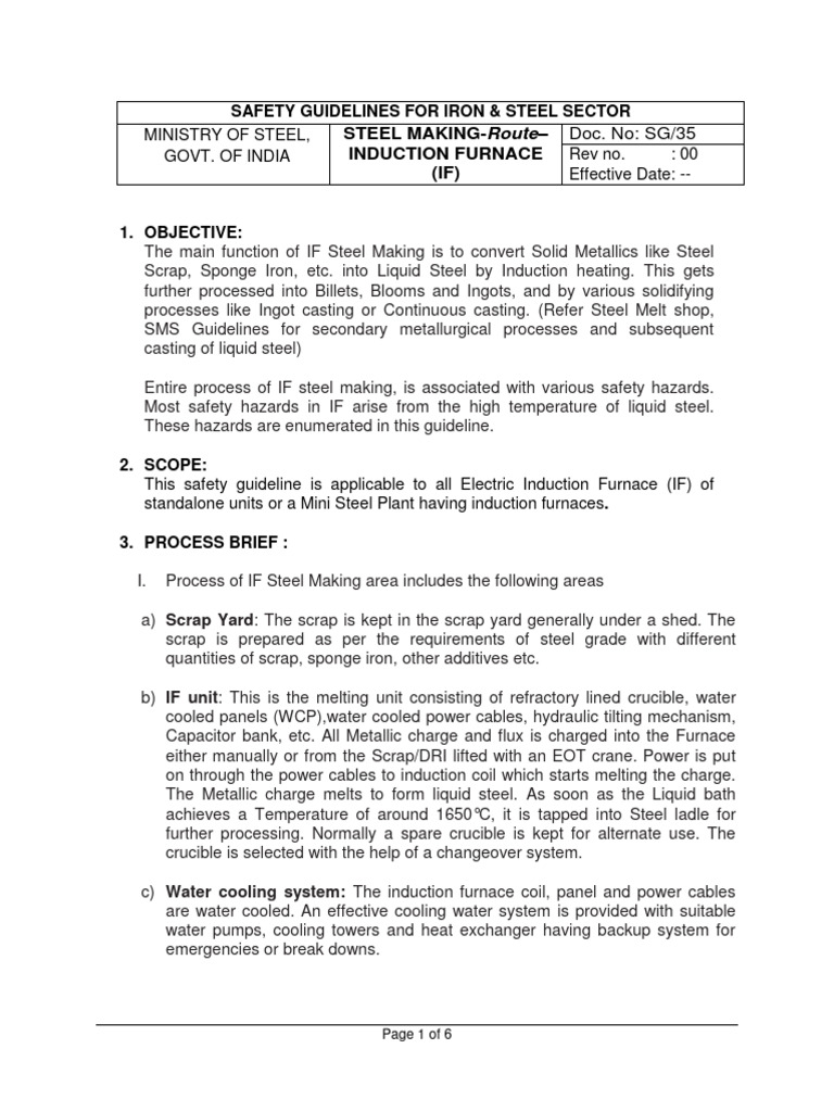 SG 35 Safety Guidelines Eif r3 | PDF | Steel | Transformer