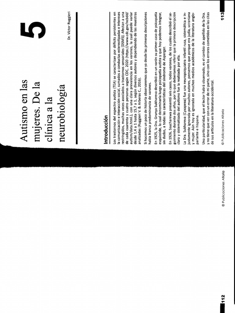 Mujeres Y Autismo 5 6 PDF