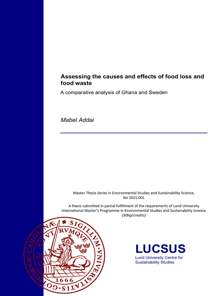 Addai Mabel 2021001 | PDF | Sustainability | Postharvest