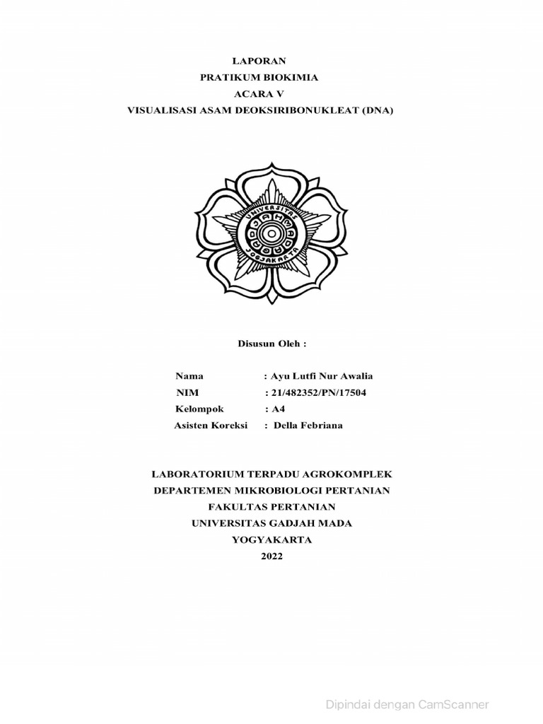 Laporanbiokim - 482352 - Acara V | PDF