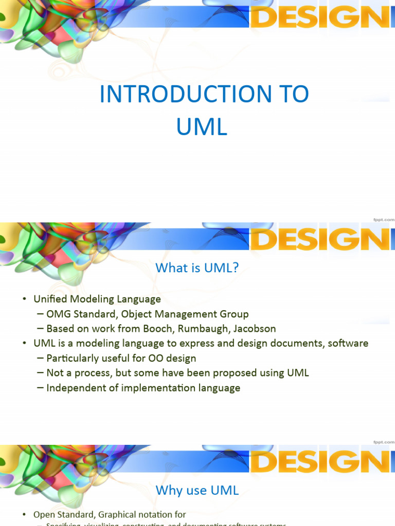 Introduction To Uml Pdf Unified Modeling Language Class Computer