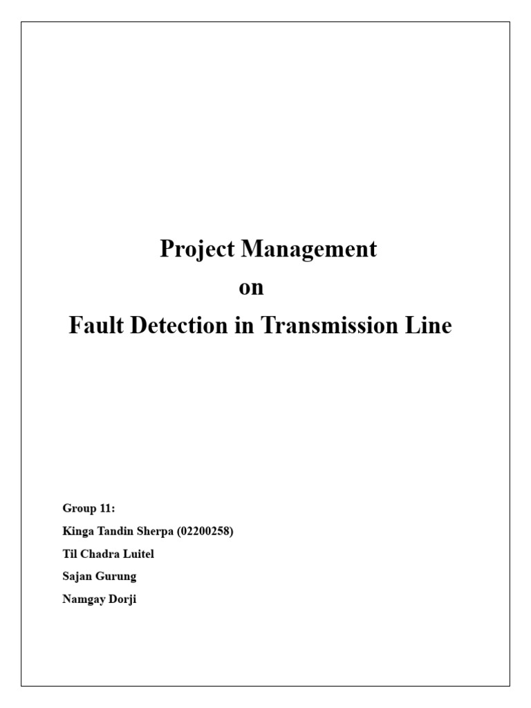 Group 11 | PDF | Project Management | Reliability Engineering