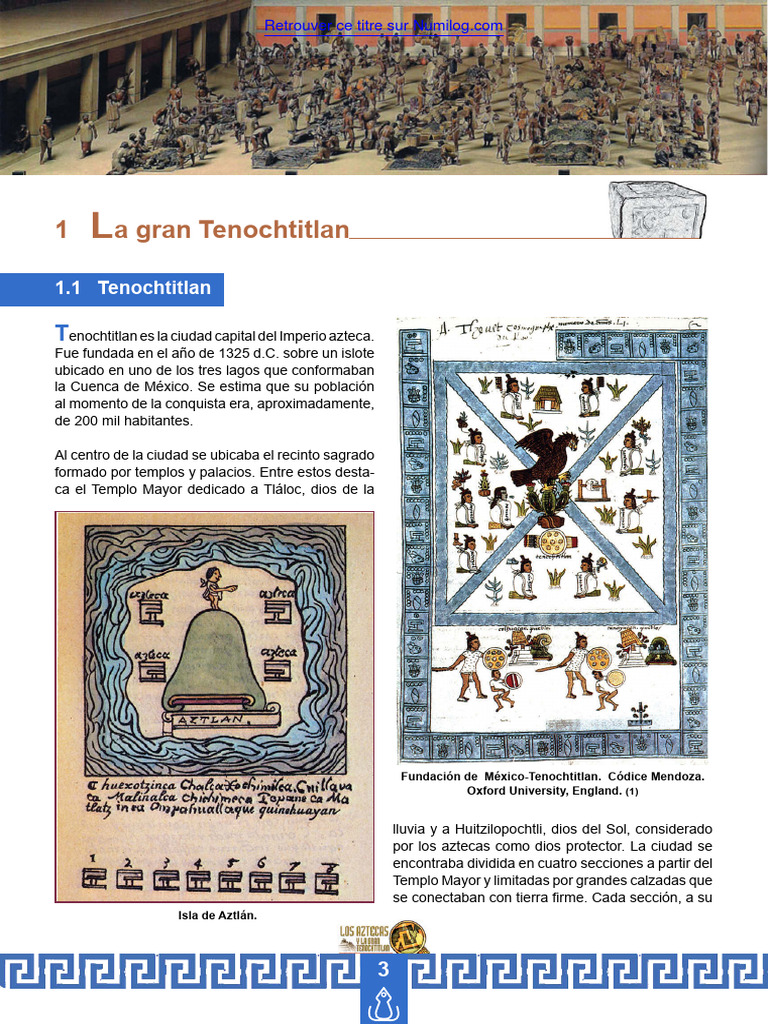 La Gran Tenochtitlan, Imágenes | PDF | azteca | Cultura de las Americas