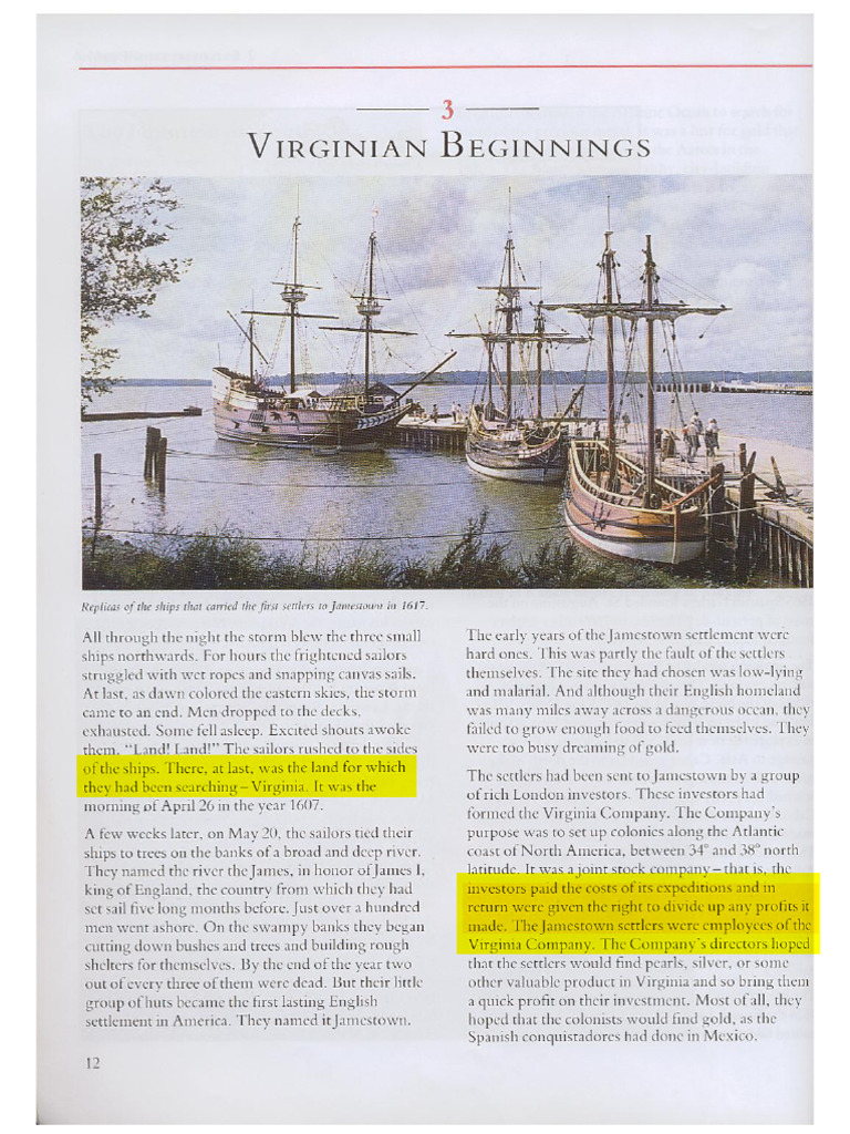 Colonies in America. Colonial Life | PDF