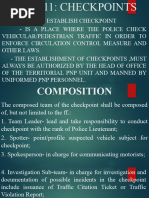 11.3 Composition of Checkpoint | PDF | Arrest | Police