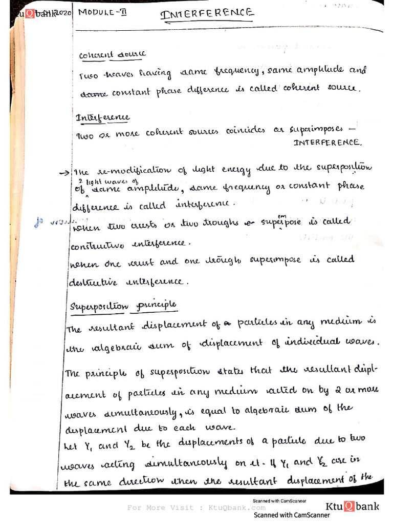 Physics (A) Mod 2 - KQB KtuQbank PDF | PDF