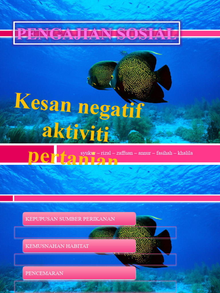 Kesan Negatif Aktiviti Perikanan | PDF