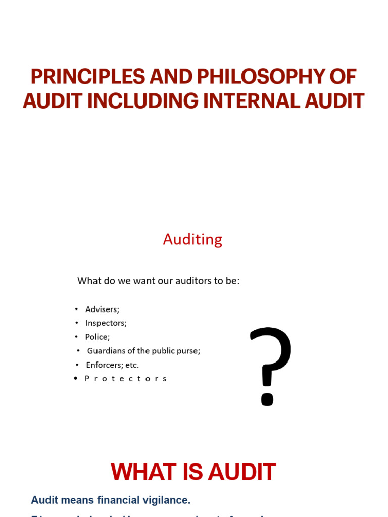 Principles of Audit | PDF | Audit | Financial Services