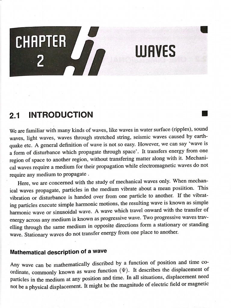 PHY Module 2 - Waves | PDF